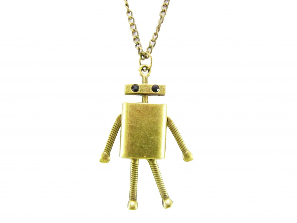 Robot Necklace on Luulla